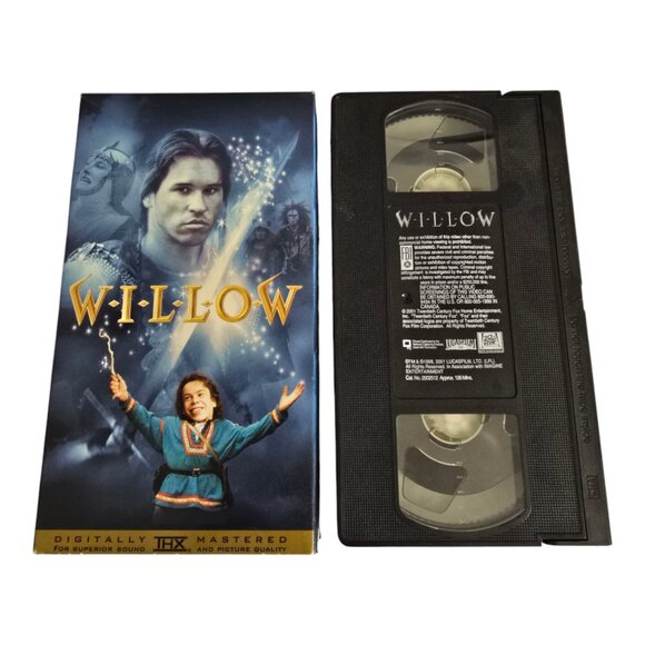 Media | Willow 1988 Vhs 201 Fantasy Adventure Val Kilmer Joanne Whalley Jean Marsh | Poshmark